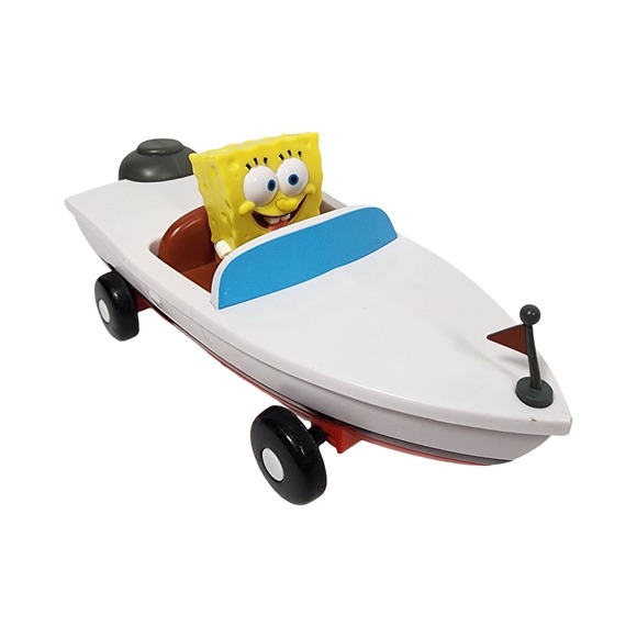 Toys | Spongebob Squarepants Boatmobile Toy With Spongebob Figure ...